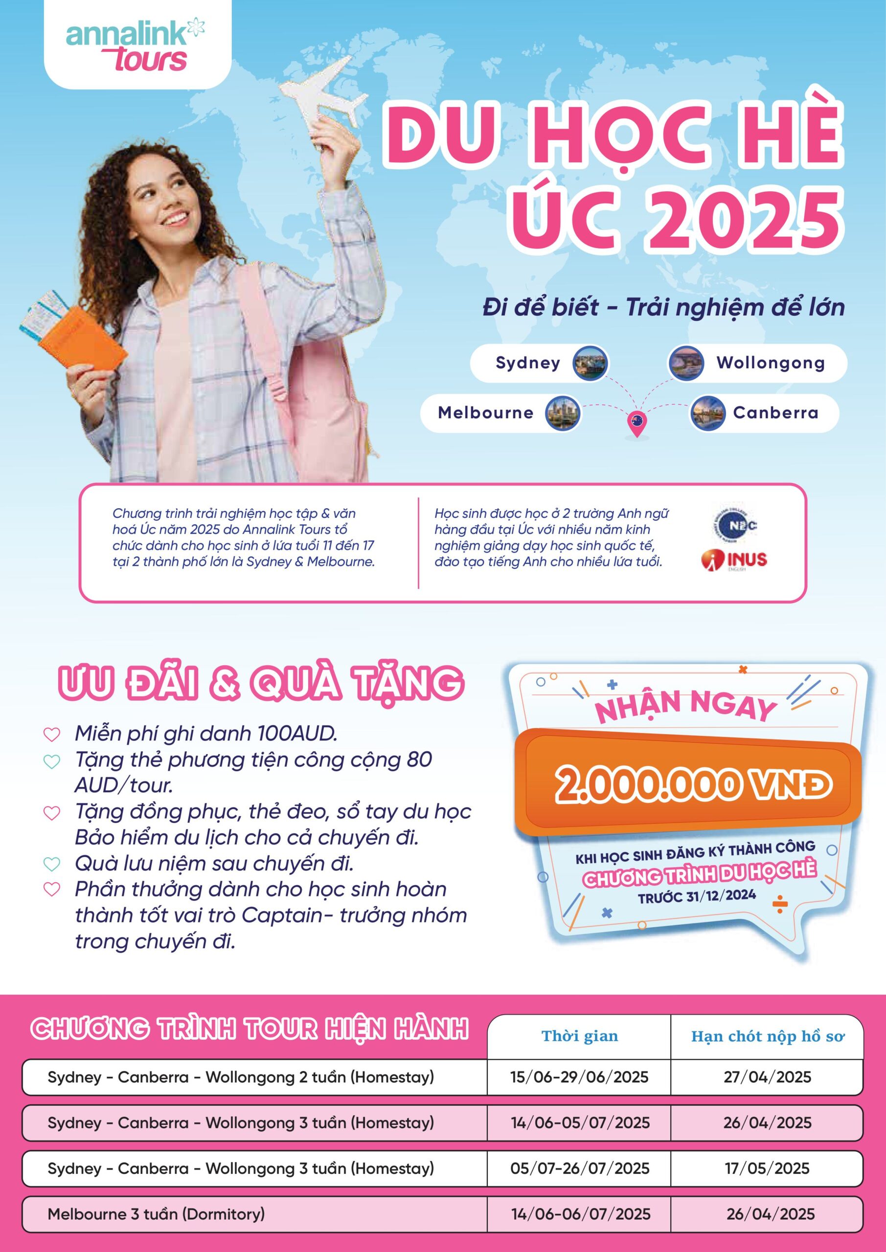 2025 Summer Study Tour in Australia - OSHC STUDENTS